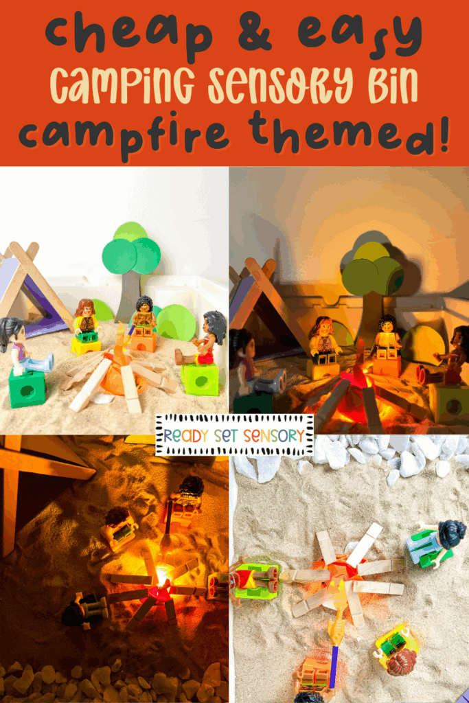 Camping Sensory Bin for Toddlers and Preschoolers - Ready Set Sensory