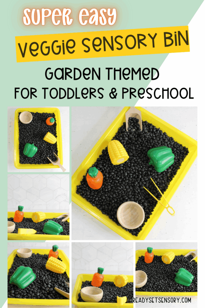 Veggie Garden Sensory Bin (Easy Set Up!) - Ready Set Sensory