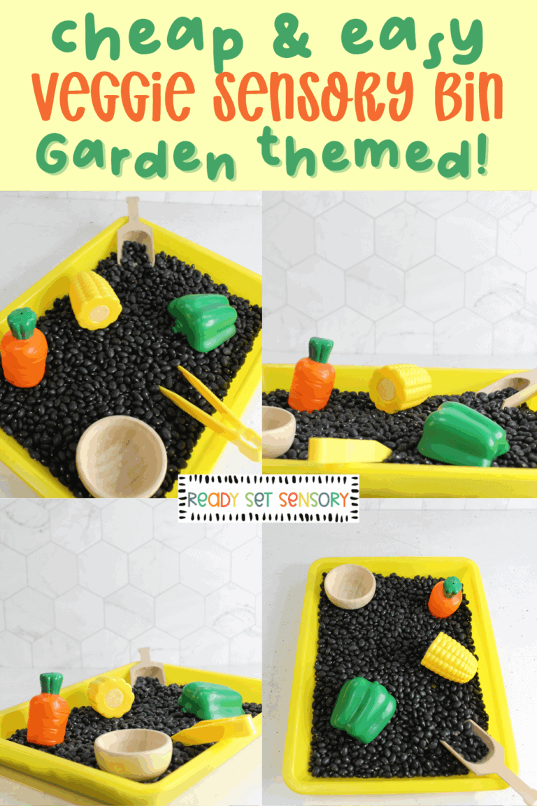 Veggie Garden Sensory Bin (Easy Set Up!) - Ready Set Sensory