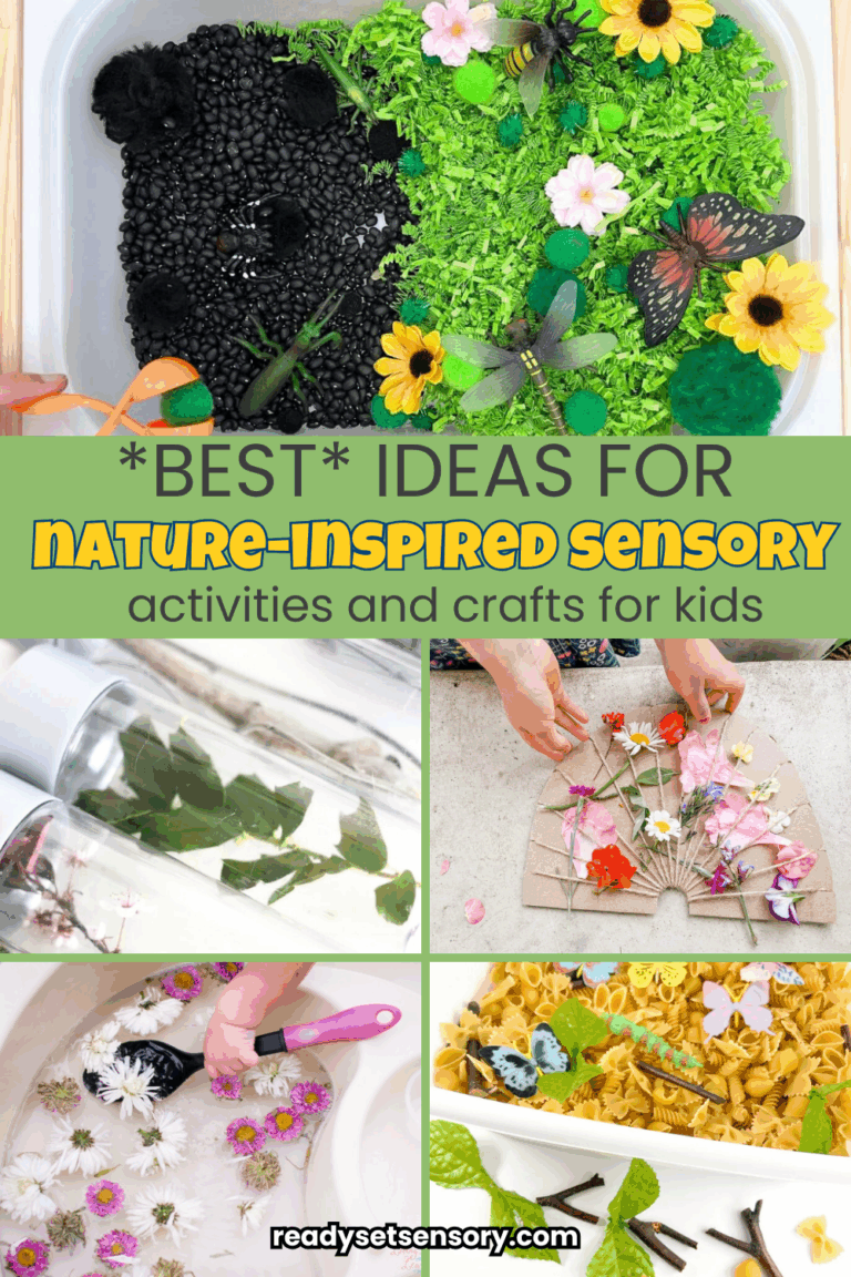 19+ Easy Nature Inspired Sensory Activities for Toddlers & Preschoolers ...