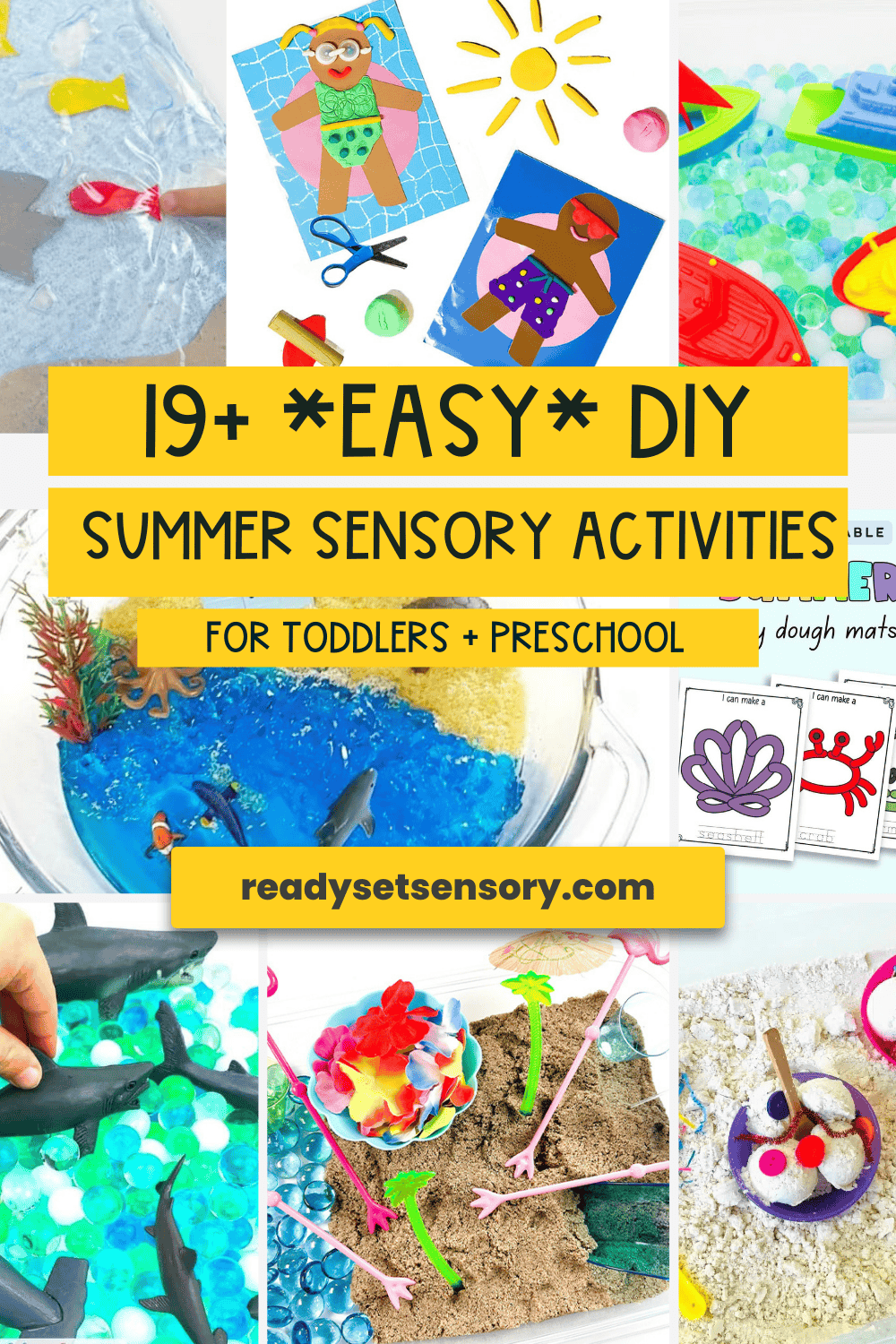 29+ Easy Summer Sensory Activities (Low Prep Ideas for Kids) - Ready ...