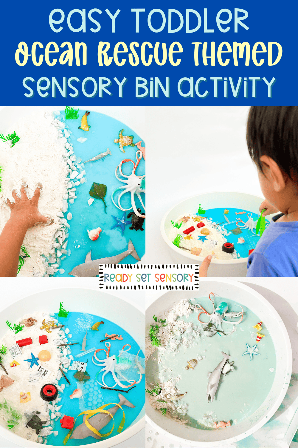 Ocean Rescue Sensory Bin (Great for Summer!) - Ready Set Sensory