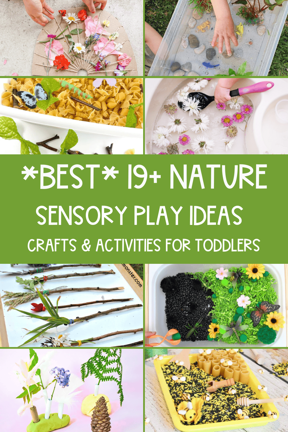 19+ Easy Nature Inspired Sensory Activities for Toddlers & Preschoolers ...