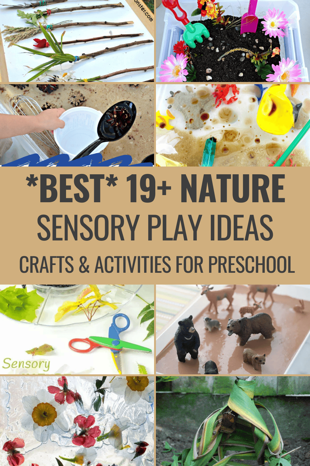 19+ Easy Nature Inspired Sensory Activities for Toddlers & Preschoolers ...